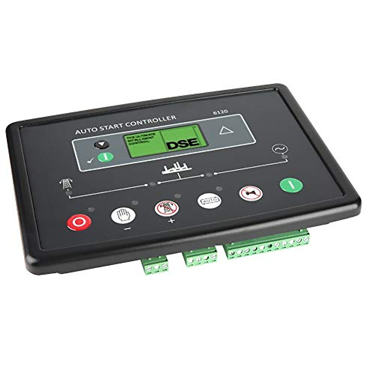 YWBL-WH DSE6120 Deep Sea Electronic Generator Controller Module Control Panel 0-10 V / 4-20mA oil pressure LCD Display, Dynamo