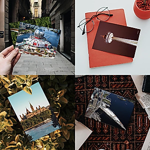 Dear Mapper Canada City Landscape Postcards Pack 20pc/Set Postcards From Around The World Greeting Cards for Business World Travel Postcard for Mailing Decor Gift