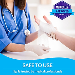 Gauze Bandage Rolls - 4 Yards Per Roll of Medical Grade Gauze Bandage and Stretch Bandage Wrapping for Dressing All Types of Wounds and First Aid Kit by MEDca, (3" Pack of 12)