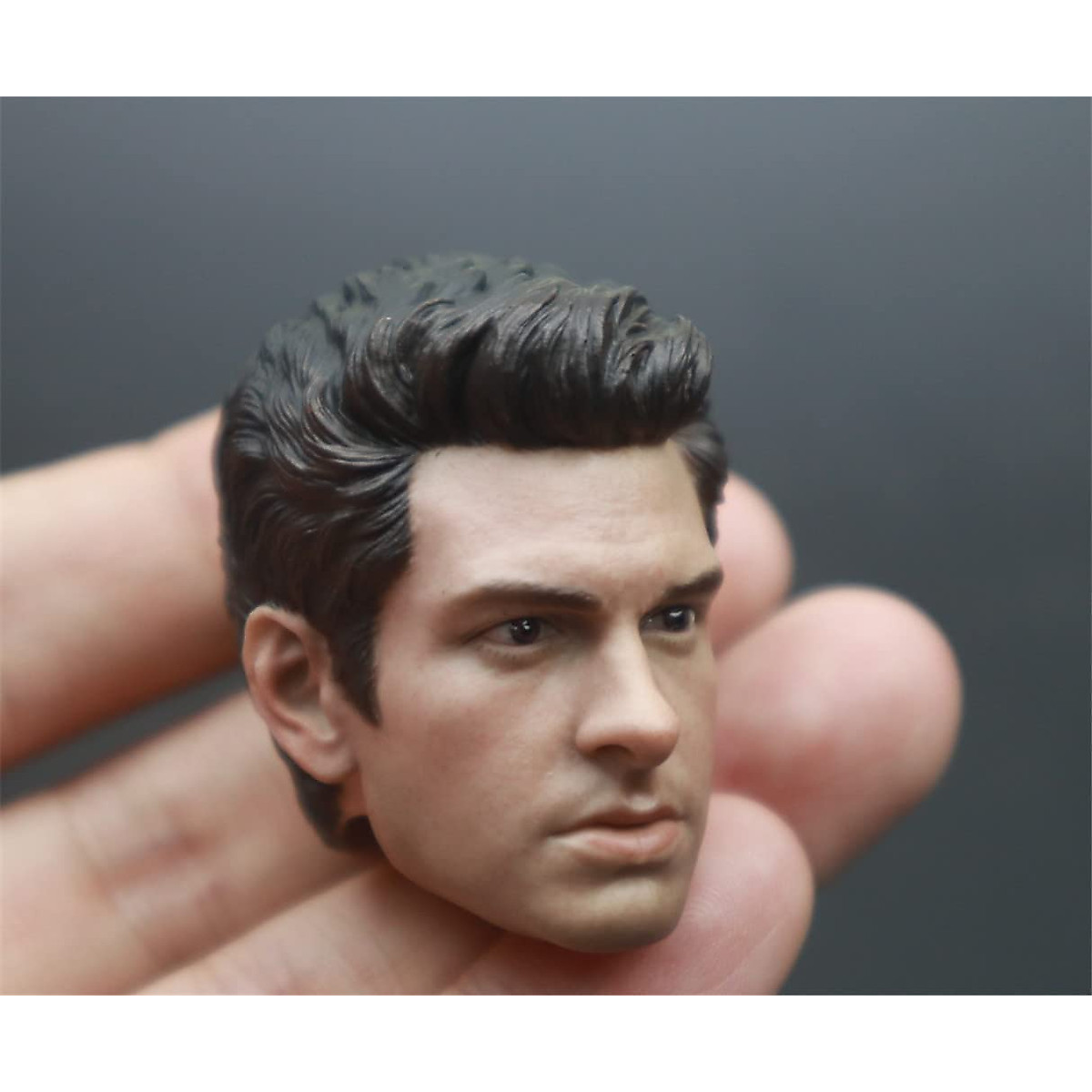 Fremego 1/6 Scale Male Head Sculpt,European Man Head Carved for 12inch Male Soldier Action Figure Collection
