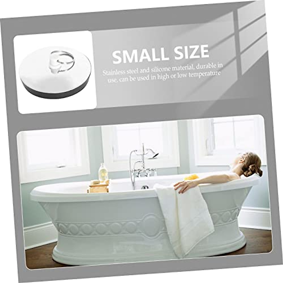 9 Pcs Sink Stopper Drain Bath Plug Drainage Covers Stopper Bathtub Stopper Hotel Bathtub Clog Tool Kitchen Plug Accessories Bathroom Clog Accessories Underwater Sink Plugs