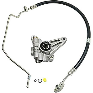 South Mud Bay Power Steering Pump Kit Compatible with EX-L EX LX with Hose 2Pc 14235310