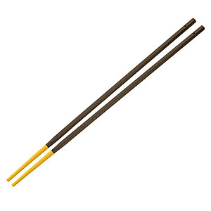 Silicone Tip Chopsticks, Set of 2, 1 Yellow + 1 Red