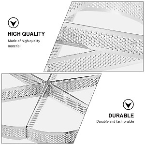 3 Pcs French Tart Ring Mold Bread Mold Muffin Molds French Bread Pizza Donut Pans Pastry Tart Rings Perforated Pastry Rings Durable Cake Cups Cookies Cutter Porous Biscuit Collar