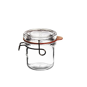 Luigi Bormioli Lock Eat Canning, Preserving & Serving Food Jar, 11.75 oz