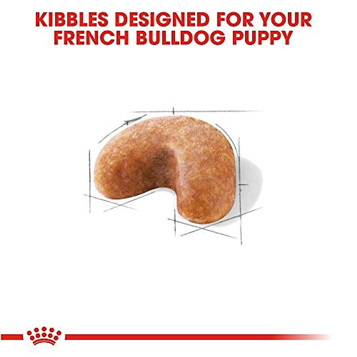 Royal Canin Breed Health Nutrition French Bulldog Puppy Dry Dog Food, 3 lb