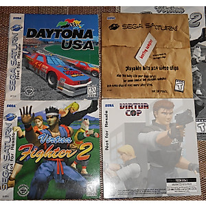 Sega Saturn 3 Free Games Promo NIB (Virtua Fighter 2/Virtua Cop/Daytona USA)