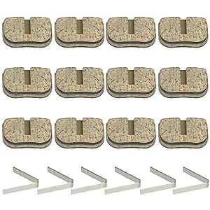 YOXUFA Mini Bike Brake Pads Disc Brake Pads for 79cc 97cc 100cc Coleman CT100U CC100X Baja Doodle Bug DB30 Motovox MBX10 Monster Moto MMB80 MMB105 49cc SYX Moto Mototec Pocket Dirt Bike ATV Parts