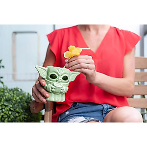 Geeki Tikis Star Wars: The Mandalorian The Child Baby Yoda Mug | 16 Ounces