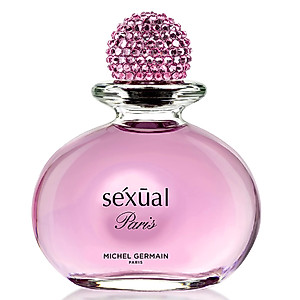 Michel Germain Sexual Paris Eau de Parfum Fragrance Spray, Top Notes of French Blackcurrant, Chardonnay Clementine, Galbanum for Women, 4.2 Fl Oz