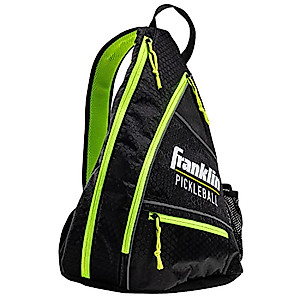 Franklin Sports Pickleball Bags - Pickleball Sling Bag Backpack for Gear + Equipment - Pickleball Bag for Men + Women - Holds Paddles, Pickleballs + Accessories - Official US Open Pickleball Bag