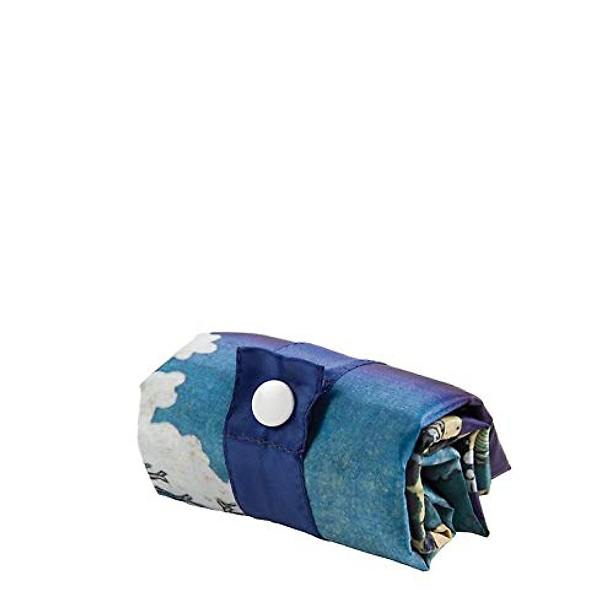 LOQI Art Lover Pocket, Hokusai Wave & Fuji Reusable Grocery Bags, One Size