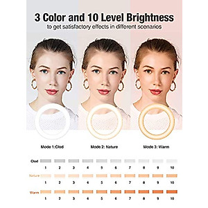 Computer Ring Light for Video Conference Lighting, Elitehood Desktop Ring Light with Stand for Laptop, 8 inch Light Ring for Zoom Meeting, Video Recording/Make Up/Live Streaming//Online Video Call