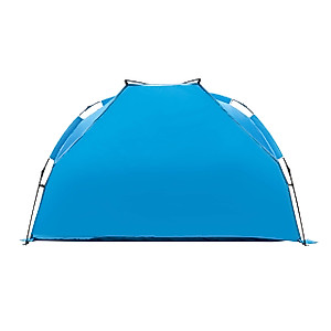 Beach Tent-Outdoors Easy Up Cabana Tent Sun Shelter Beach Umbrella, Deluxe Large for 5-6 Person Blue
