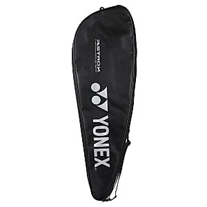 YONEX Astrox 99 Play Graphite Strung Badminton Racket with Full Racket Cover (White Tiger) | for Intermediate Players | 83 Grams | Maximum String Tension - 28lbs