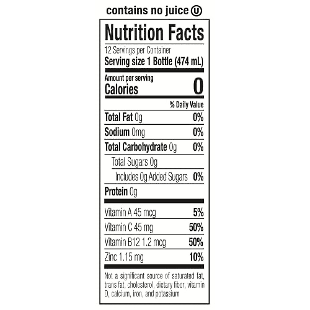 Hint+ Vitamin Coconut, Pure Water Infused with Coconut Plus a Vitamin Boost, 50% Daily Value Vitamin C, Vitamin A, B12, Zinc, Zero Sugar, Zero Calories, Zero Diet Sweeteners, 16 Fl Oz (Pack of 12)