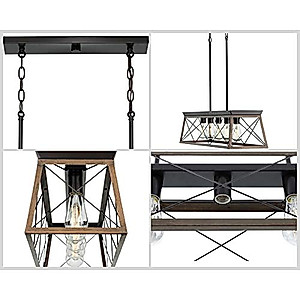 Briarwood Collection 5-Light Coastal Chandelier Light Antique Bronze