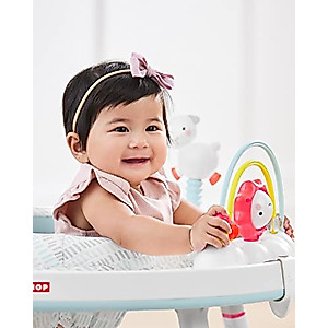 Skip Hop Baby Activity Center: Interactive Play Center with 3-Stage Grow-with-Me Functionality, 4mo+, Silver Lining Cloud