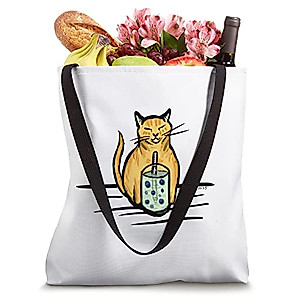 Boba Cat Tote Bag