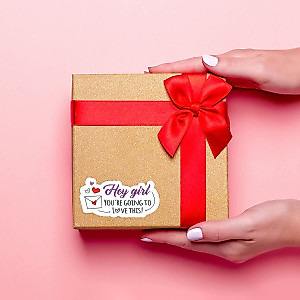 Littlefa 1.5” Hey Girl You’re Going to Love This Stickers,Thank You Stickers,Small Business Stickers, Envelopes Stickers, Gift Bags Packaging 500 PCS