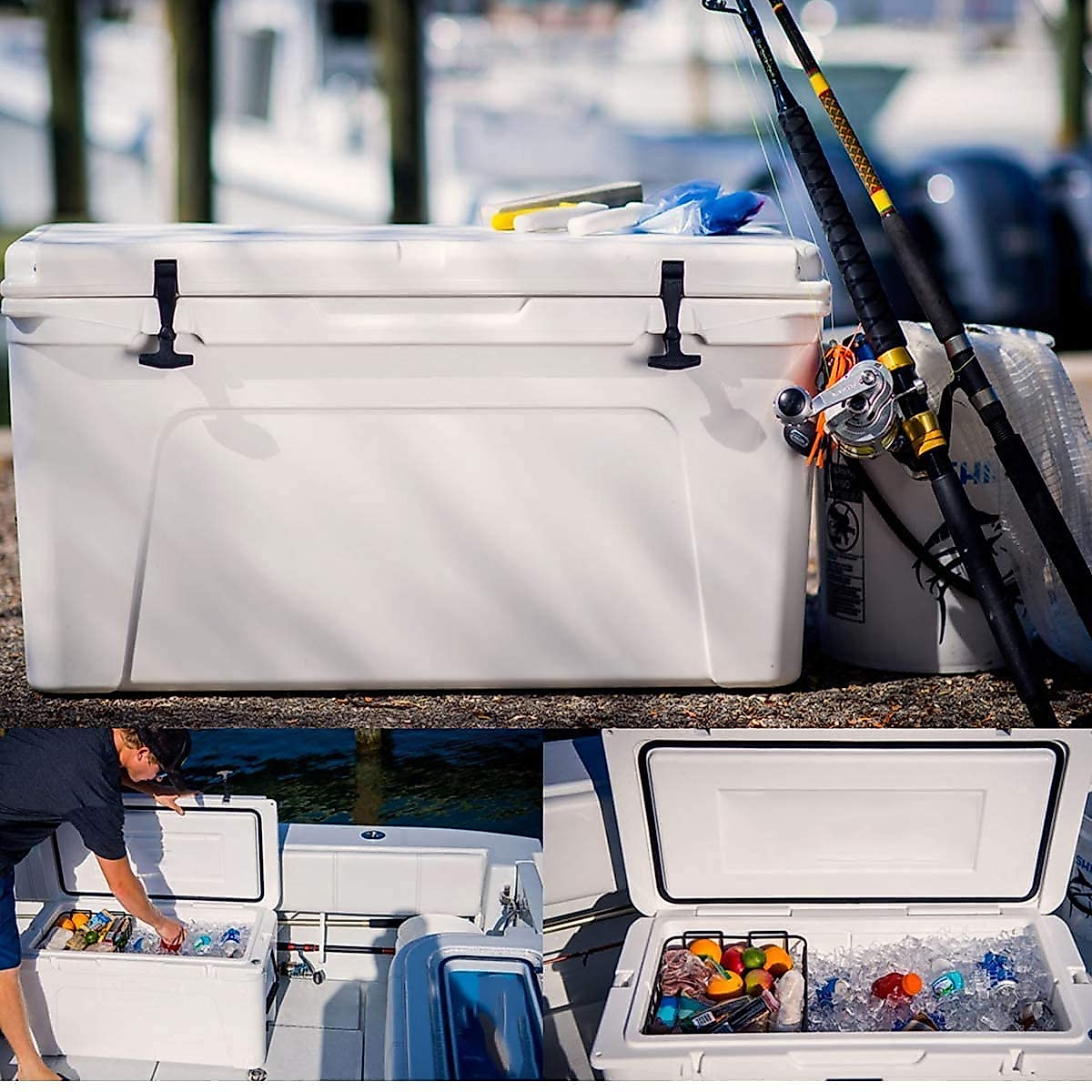 8 ft Cooler Lid Gasket Replacement Compatible with Yetii RTIC 70qt or 110qt Coolers