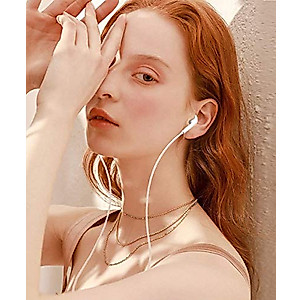 Earphones USB C Headphones, Type C Wired in-Ear Earbuds with Microphone and Volume Control Earbuds, Compatible with Samsung S20/S21,Huawei P20 pro/ P30/P40,Google Pixel 3/4/XL