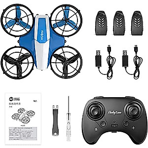 Holyton Mini Drone for Kids Beginners, Remote control Micro Quadcopter with 21 Mins Flight Time, Auto Rotation, Auto Hover, Circle Fly, 3D flip, Throw to Go, Nano Indoor Toys for Boys and Girls