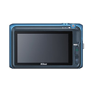 Nikon COOLPIX S6400 16 MP Digital Camera with 12x Optical Zoom and 3-inch LCD (Blue)