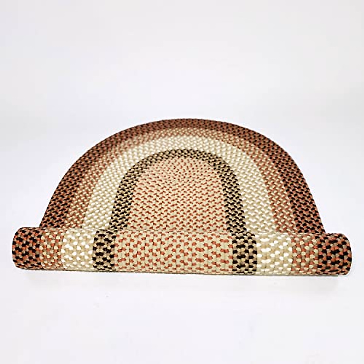 Colonial Mills Marin Braided Rug, 4x6, Rust