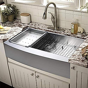 Starstar 17" Stainless Steel Colander For Kitchen Sink