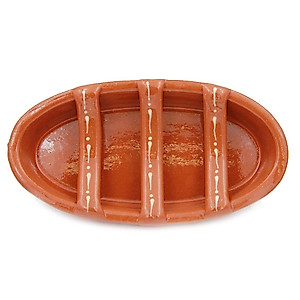 Ceramica Edgar Picas Traditional Portuguese Clay Terracotta Sausage Roaster (N. 2 Medium)