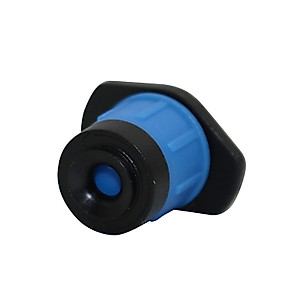 50 Pack Adjustable Irrigation Drippers 1/4 Inch Emitter Dripper 360 Degree Full Circle Pattern Water Flow Drip Emitter Micro Drip Irrigation Sprinklers for Home Garden Lawn(Blue)