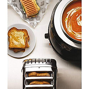 SYBO Stainless Steel Soup Kettle with Hinged Lid and Insert Pot, 10.5 Quarts, Commercial Grade, Silver