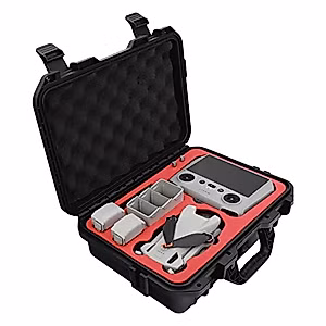 NOITI Mini 3 Pro Hard Case for DJI Mini 3 /Mini 3 Pro Drone Waterproof Storage Drone Carrying Case Fits DJI RC & RC-N1, Battery Plus, ND Filters Set and Fly More Kit (CASE ONLY)