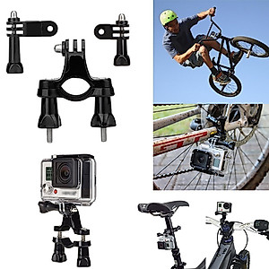 Soft Digits Accessories Bundle Kit for GoPro Hero 5/4/3/2/1 Action Camera Accessory Set for Ourdoor Sports in Swimming Diving Rowing Climbing Bike Riding（44 Items)