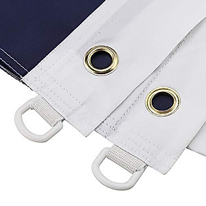 State of Texas + USA Flags 3x5 Feet Combo Pack - Embroidered 210D Nylon Flags with Sewn Panels