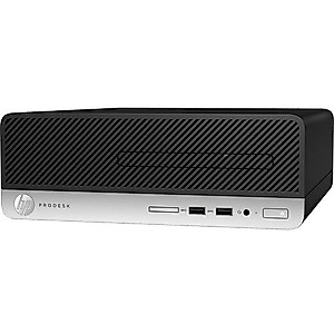 HP ProDesk 400 G4 Small Form Factor Desktop PC, Intel Pentium G4400 3.3GHz, 16GB DDR4, 1TB SSD, WiFi, BT 4.0, DVD, Windows 10 Pro 64-Multi-Language Support English/Spanish/French(Renewed)