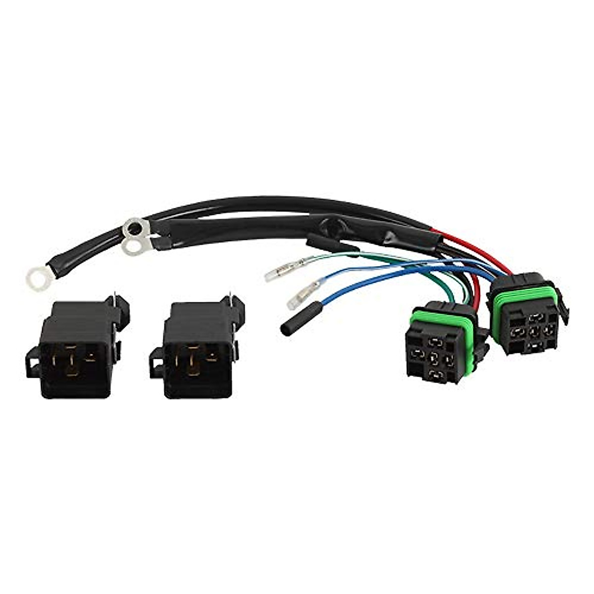 DB Electrical 113-22002 New Wiring Harness Compatible with/Replacement for Converts 3 Wire Tilt Trim Motor to 2 Wire 30 Amp Fuse 2 Relays 9807-100 47-35-9003 28-9807-100