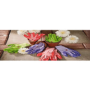 12 PAIRS Women Gardening Gloves with Micro Foam Coating - Garden Gloves Texture Grip - Women’s Work Glove - Working Gloves For Weeding, Digging, Raking and Pruning, Medium