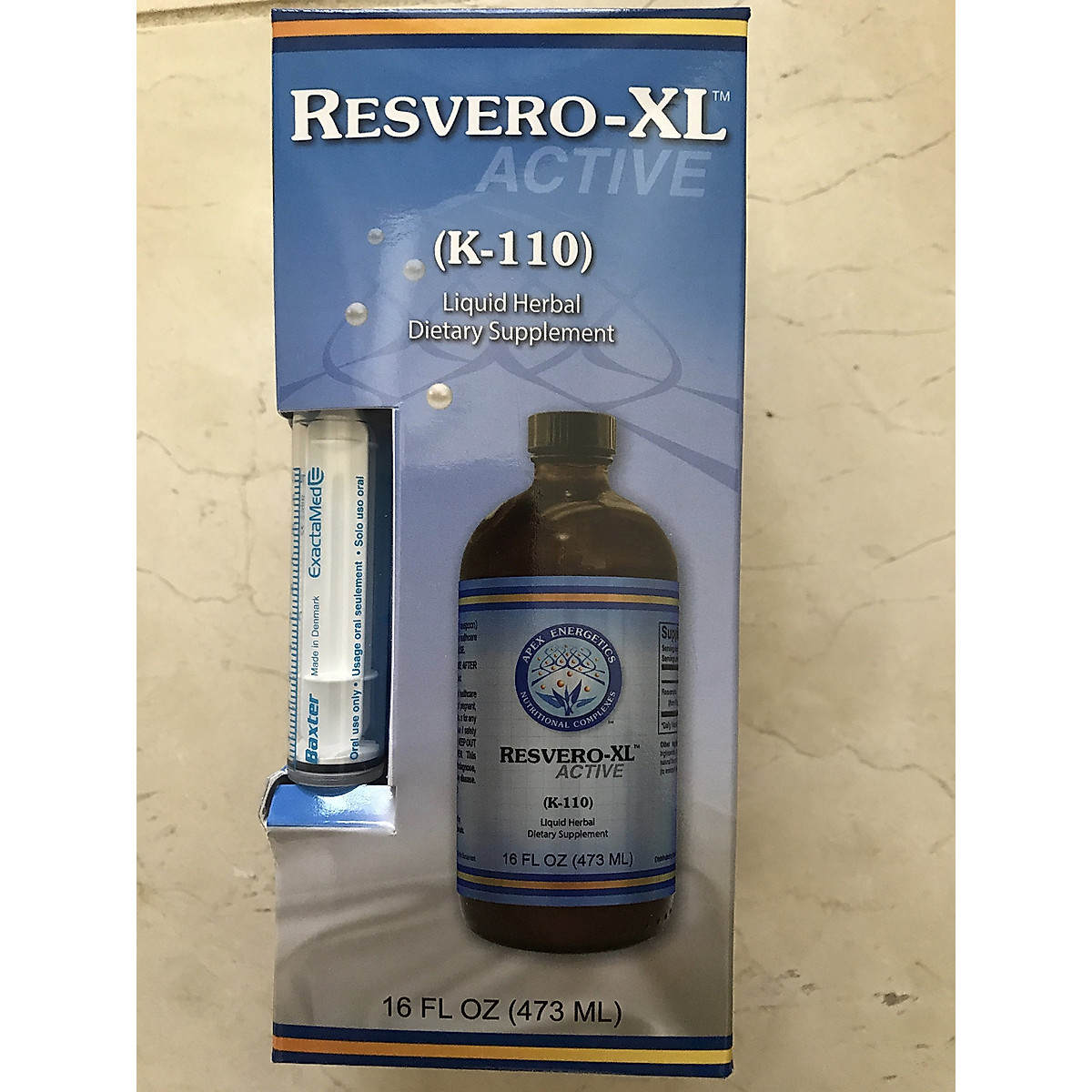 Apex Energetics K-110 Resvero Active (16 Fl. Oz.)