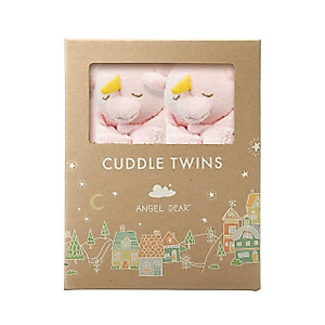 Angel Dear Pink Narwhal Twin Set Blankies Box.