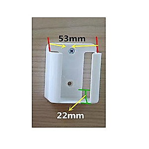 Eforlike 2 Pcs Wall Mount Remote Control Holders Storage Racks (Medium)