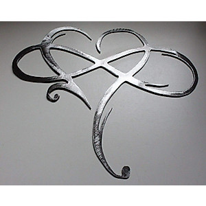 Infinity Heart Metal Wall Art -Always & Forever Infinity