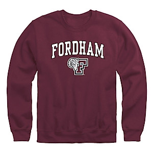 Barnesmith Fordham University Adult Unisex Crewneck Sweatshirt, Spirit, Maroon, Small