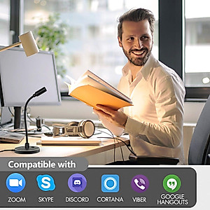 CMTECK USB Computer Microphone G009, Noise-Cancelling Recording Desktop Mic for PC/Laptop for Online Chatting, Home Studio, Podcasting, Gaming, Skype, YouTube with Mute Function(Windows/Mac)