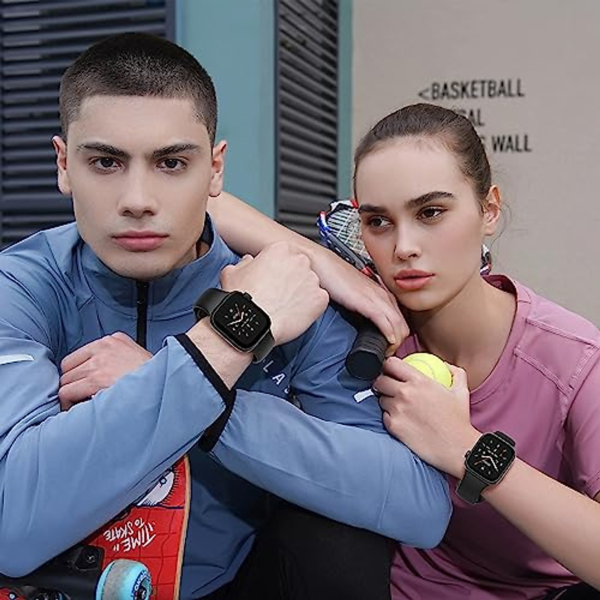 12 Pack Silicone Band Compatible with Apple Watch Band 40mm 41mm 38mm 42mm 44mm 45mm 49mm for Women Men, Soft Waterproof Wristbands Sport Strap for iWatch Series 9 SE 8 7 6 5 4 3 2 1 Ultra/Ultra 2