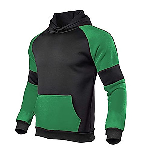 Kilborn·pataky Men's Sweatsuits Set Fleece Hoodie and Jogger Two Piece Tracksuits Sweatpants with Sweatshirts Active Casual Outfits (Small, Green)