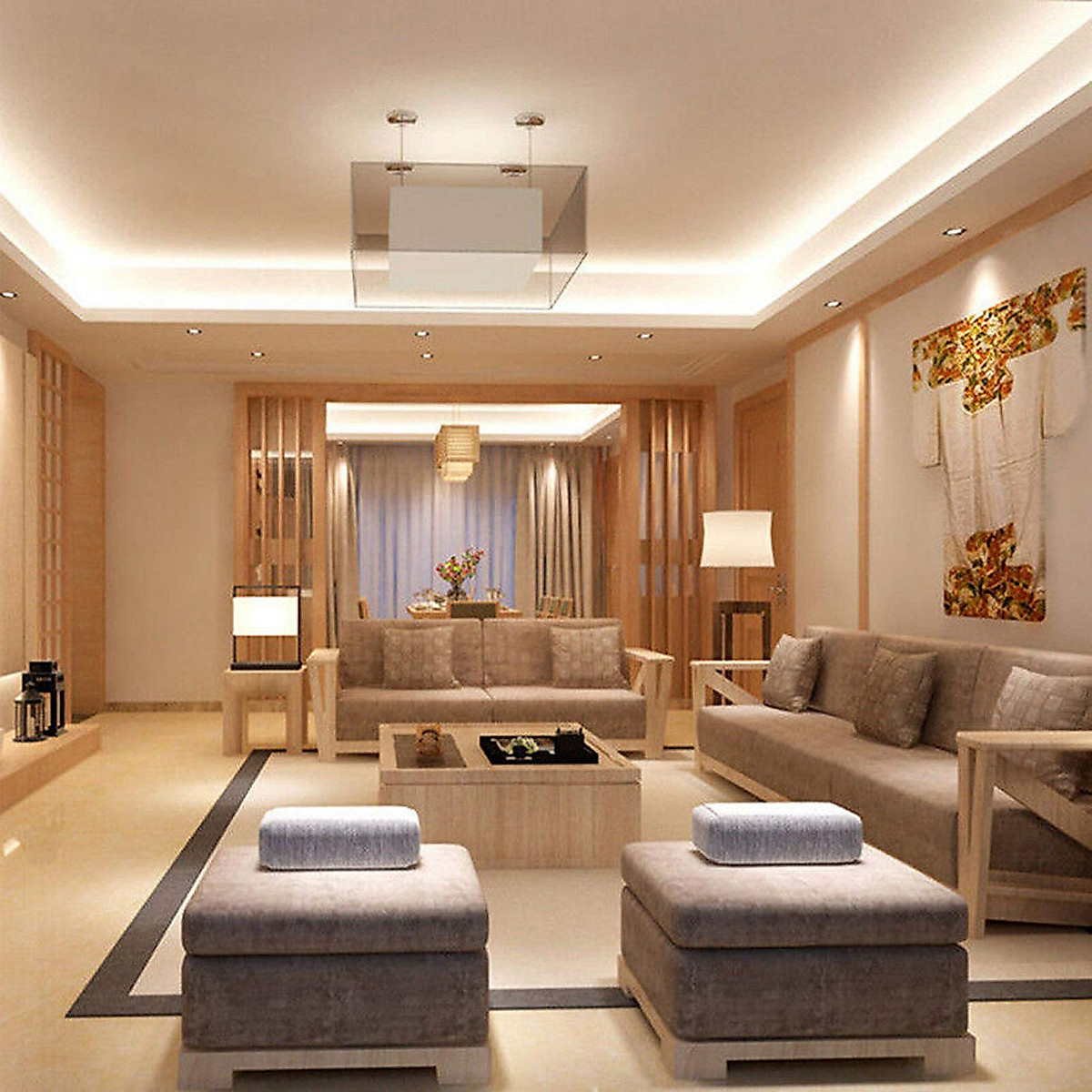 Lxcom Lighting G45 LED Bulb 5W Globe Vanity Light Bulb E14 Candelabra Base 50W Equivalent Warm White 3000K LED Round Light Bulb 500LM for Makeup Mirror Bathroom Home Lighting, 6 Pack