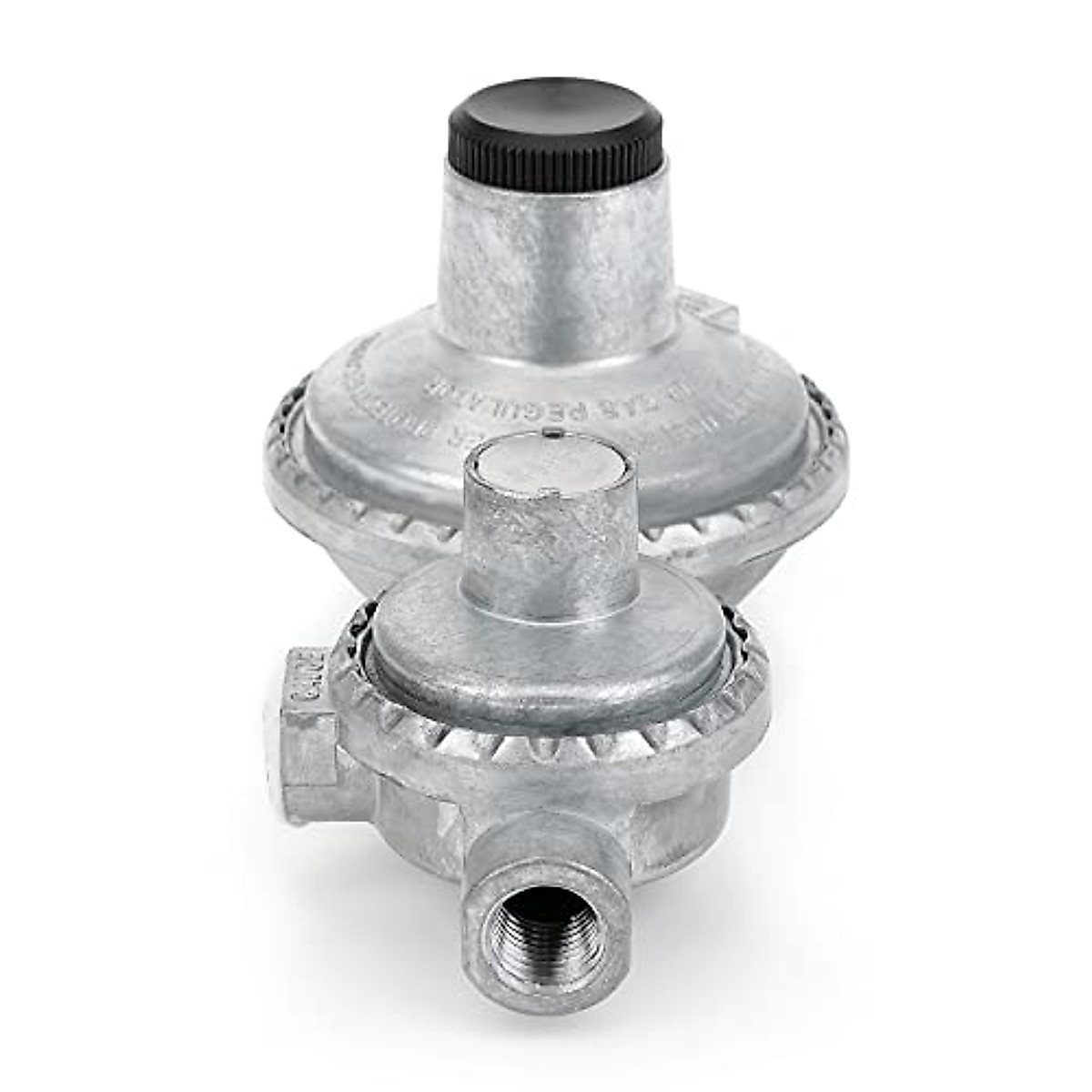 Stanbroil Vertical Two Stage Propane Regulator with 3/8" Female NPT Outlet and 1/4" Female NPT Inlet for Propane Tank