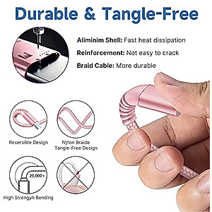 USB C to USB C Cable 2Pack 6FT USB C to C Cable 60W Fast Charging Cable Type C to Type C Cable for Samsung Galaxy S21/S20/Note20, MacBook Air/Pro, iPad Pro 2020/2018, iPad Air 4, Galaxy, etc